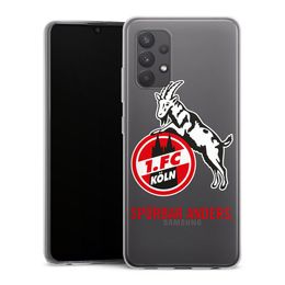 DeinDesign Galaxy A32 4G Handy Silikon H&uuml;lle Case transparent Handyh&uuml;lle Official Licensed Product Transparent 1. Fc K&ouml;ln Silikon Case