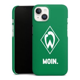 DeinDesign iPhone 14 Handy Premium Case Smartphone Handyh&uuml;lle Schutzh&uuml;lle matt Moin Official Licensed Product Sv Werder Bremen Premium Case