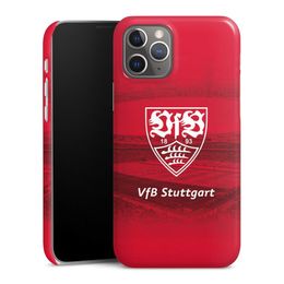 DeinDesign iPhone 12 Pro Handy Premium Case Smartphone Handyh&uuml;lle Schutzh&uuml;lle gl&auml;nzend Stadium Vfb Stuttgart Official Licensed Product Premium Case