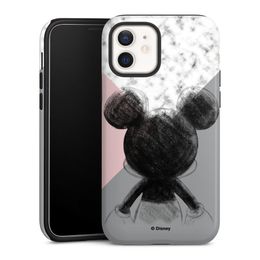 DeinDesign iPhone 12 mini Handy Panzer Handyh&uuml;lle robuste Outdoor H&uuml;lle Schutzh&uuml;lle gl&auml;nzend Marble Disney Mickey Mouse Tough Case