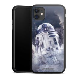 DeinDesign iPhone 11 Handy Premium Silikon H&uuml;lle Handyh&uuml;lle schwarz Case Robot Star Wars Merchandise Silikon Premium Case