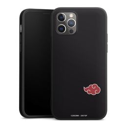 DeinDesign iPhone 12 Pro Handy Premium Silikon H&uuml;lle Handyh&uuml;lle schwarz Case Naruto Shippuden Akatsuki Official Licensed Product Silikon Premium Case