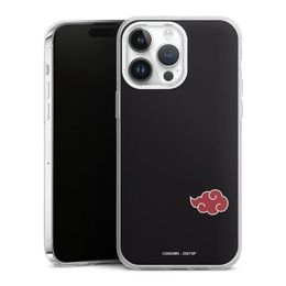 DeinDesign iPhone 14 Pro Max Handy Silikon H&uuml;lle Case transparent Handyh&uuml;lle Naruto Shippuden Akatsuki Official Licensed Product Silikon Case
