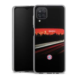 DeinDesign Galaxy A12 Handy Silikon H&uuml;lle Case transparent Handyh&uuml;lle Fc Bayern M&uuml;nchen Fcb Stadium Silikon Case