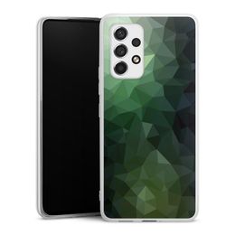 DeinDesign Galaxy A53 5G Handy Silikon H&uuml;lle Case transparent Handyh&uuml;lle Mosaic Geometric Tarnmuster Silikon Case