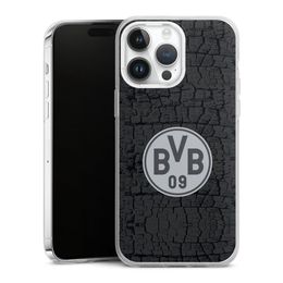 DeinDesign iPhone 14 Pro Max Handy Silikon H&uuml;lle Case transparent Handyh&uuml;lle Jersey Borussia Dortmund Bvb Silikon Case