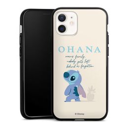 DeinDesign iPhone 12 mini Handy Silikon H&uuml;lle Case schwarz Handyh&uuml;lle Lilo & Stitch Disney Official Licensed Product