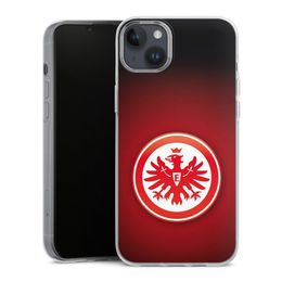 DeinDesign iPhone 14 Plus Handy Silikon H&uuml;lle Case transparent Handyh&uuml;lle Official Licensed Product Coat Of Arms Eintracht Frankfurt Silikon Case
