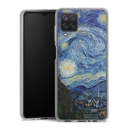 DeinDesign Galaxy A12 Handy Silikon H&uuml;lle Case transparent Handyh&uuml;lle Kunst The Starry Night Silikon Case