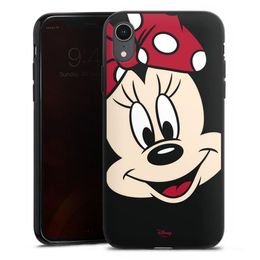 DeinDesign iPhone Xr Handy Silikon H&uuml;lle Case schwarz Handyh&uuml;lle Disney Minnie Mouse Official Licensed Product
