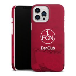 DeinDesign iPhone 13 Pro Max Handy Premium Case Smartphone Handyh&uuml;lle Schutzh&uuml;lle matt Official Licensed Product 1. Fc N&uuml;rnberg Bundesliga Premium Case