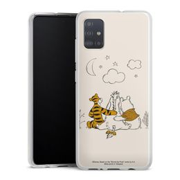 DeinDesign Galaxy A51 Handy Silikon H&uuml;lle Case transparent Handyh&uuml;lle Disney Winnie The Pooh Official Licensed Product Silikon Case
