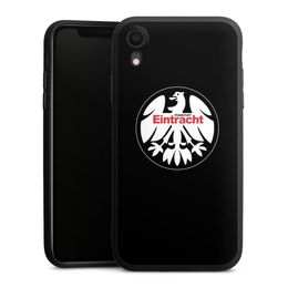 DeinDesign iPhone Xr Handy Premium Silikon H&uuml;lle Handyh&uuml;lle schwarz Case Eintracht Frankfurt Sge Official Licensed Product Silikon Premium Case