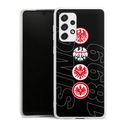 DeinDesign Galaxy A33 5G Handy Silikon H&uuml;lle Case transparent Handyh&uuml;lle Eagle Eintracht Frankfurt Logo Silikon Case