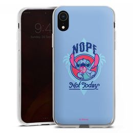 DeinDesign iPhone Xr Handy Silikon H&uuml;lle Case transparent Handyh&uuml;lle Disney Sayings Lilo & Stitch Silikon Case