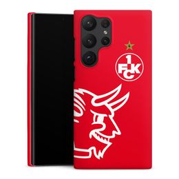 DeinDesign Galaxy S23 Ultra Handy Premium Case Smartphone Handyh&uuml;lle Schutzh&uuml;lle matt Star Devil 1. Fc Kaiserslautern Premium Case