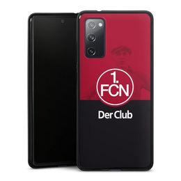 DeinDesign Galaxy S20 FE Handy Silikon H&uuml;lle Case schwarz Handyh&uuml;lle Official Licensed Product Der Club 1. Fc N&uuml;rnberg