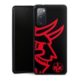 DeinDesign Galaxy S20 FE 5G Handy Silikon H&uuml;lle Case schwarz Handyh&uuml;lle 1. Fc Kaiserslautern Logo Official Licensed Product
