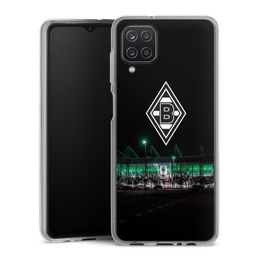 DeinDesign Galaxy A12 Handy Silikon H&uuml;lle Case transparent Handyh&uuml;lle Borussia M&ouml;nchengladbach Official Licensed Product Stadium Silikon Case