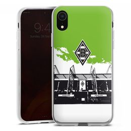 DeinDesign iPhone Xr Handy Silikon H&uuml;lle Case transparent Handyh&uuml;lle Merchandise Borussia M&ouml;nchengladbach Stadium Silikon Case