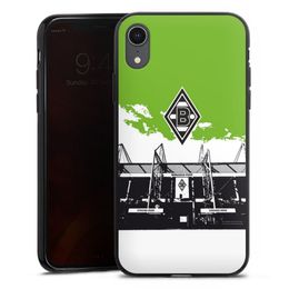 DeinDesign iPhone Xr Handy Silikon H&uuml;lle Case schwarz Handyh&uuml;lle Merchandise Borussia M&ouml;nchengladbach Stadium