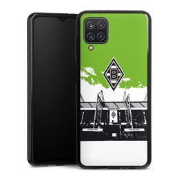 DeinDesign Galaxy A12 Handy Silikon H&uuml;lle Case schwarz Handyh&uuml;lle Borussia M&ouml;nchengladbach Stadium Merchandise