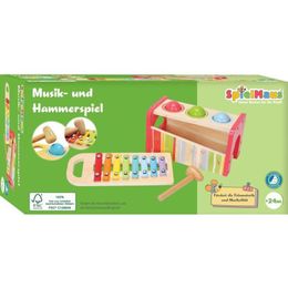 SpielMaus Holz Musik- und Hammerspiel