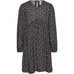 Vero Moda GIRL - Langarm-Kleid VMPAISLEY in grey pinstripe, Gr.116