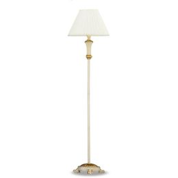 Firenze - 1 Leuchte Stehlampe Gold, Elfenbein, E27 - Ideal Lux