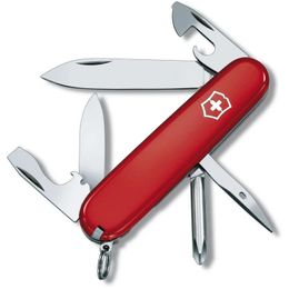 Schweizer Offiziersmesser Victorinox Tüftler mit Dosenöffner und Schraubenzieher 12 Funktionen ideal für unterwegs 1.4603.B1 62 Gramm im Blister