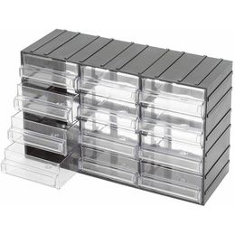 Fervi - kleinteilemagazin 12 schubladen sortimentsboxen sortimentskasten C085/12