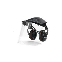 Gehörschutz Gesichtsschutz Visier aus Plexiglas Schutzausrüstung Freischneider - Husqvarna