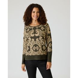 Alfredo Pauly Jacquard-Pullover im Ornament-Design