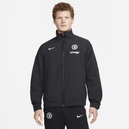 Chelsea FC Revival Third Nike Web-Fußballjacke für Herren - Schwarz