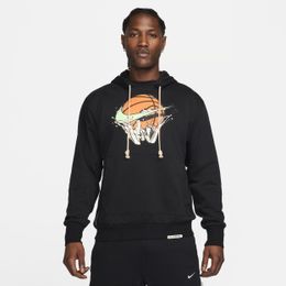 Nike Dri-FIT Standard Issue Basketball-Hoodie für Herren - Schwarz