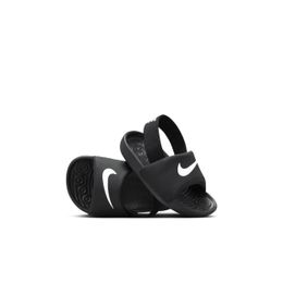 Nike Kawa Badeslipper für Babys und Kleinkinder - Schwarz