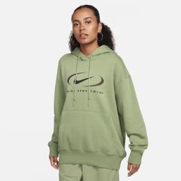 Nike Sportswear Oversize-Fleece-Hoodie für Damen - Grün