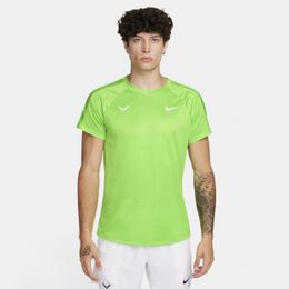 Rafa Challenger Nike Dri-FIT Kurzarm-Tennisoberteil für Herren - Grün