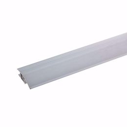 acerto® Alu Höhenausgleichsprofil 100cm silber 7-10mm gebohrt