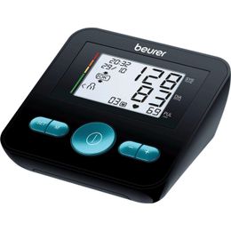 Beurer Oberarm-Blutdruckmessgerät BM 27 Limited Edition, Mit Universalmanschette auch für große Oberarme, schwarz