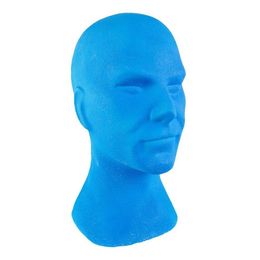 PSYWORK Dekofigur Schwarzlicht Deko Kopf "Glowhead" Blau