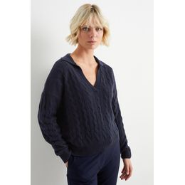 C&A Pullover mit Kaschmir-Zopfmuster