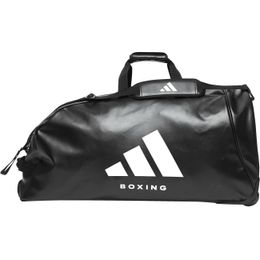 Sporttasche adidas Performance "Trolley Bag Combat Sports" Taschen Gr. B/H/T: 80 cm x 37 cm x 40 cm XL, schwarz-weiß (scharz, weiß) Sporttaschen