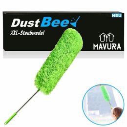 MAVURA Staubwedel DUSTBEE XXL Teleskop Staubwedel Staubfänger Staubwischer (Staubmagnet Staubbiene)