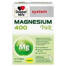 Queisser Doppelherz Magnesium 400 Pur system Kapseln 60 St