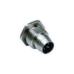 Molex Ultra-Lock (M12) Receptacle Male (Straight) 5 Poles M16x1.5 Mounting Threads PCB Pins 5.00mm stand-off - 1200840031