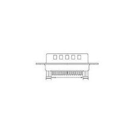 Molex FCT Standard-Density D-Sub Connector Female Straight IDC Ribbon 0.20um Gold Plating 9 Circuits - 172704-0076