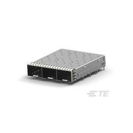 TE Connectivity ZSFP+ 1X3 CAGE ASSEMBLY SOLDER TAIL I/O, Roll of 80 Pieces - 2350203-1