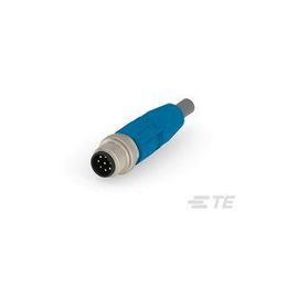 TE Connectivity - AMP Cable Assy RPC-M12-MS-8CON-PUR-0.5SH - T4161120008-001