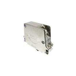 Molex FCT Metal D-Sub Connector Shell Size 4 45&deg; Angle Cable Outlet Large Inner Chamber Rubber Bushing and Locking Screws - 172704-0101